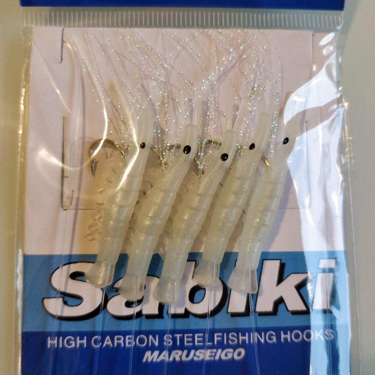 Glow-in-the-Dark Sabiki Shrimp Rig – Black 'n Blue Bass Tackle Co